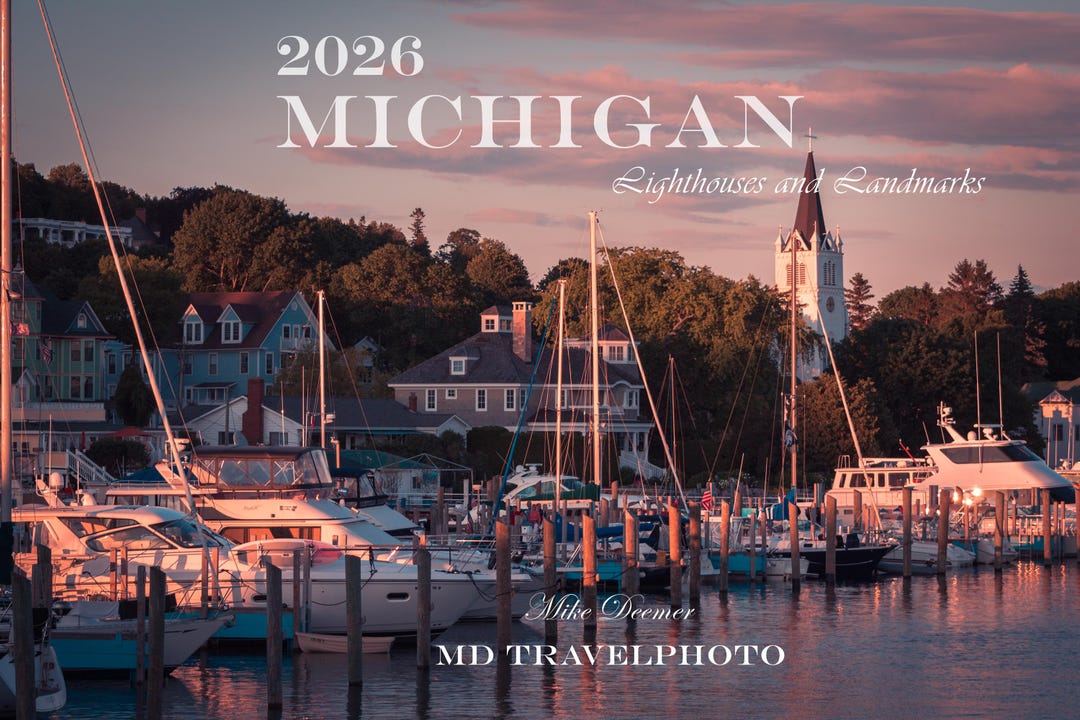 2026 Michigan Lighthouses and Landmarks Photography Wall Calendar ...