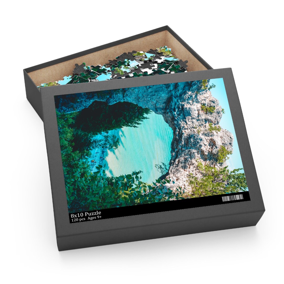 Stunning Arch Rock Jigsaw Puzzle - Mackinac Island, Michigan (120, 252 ...