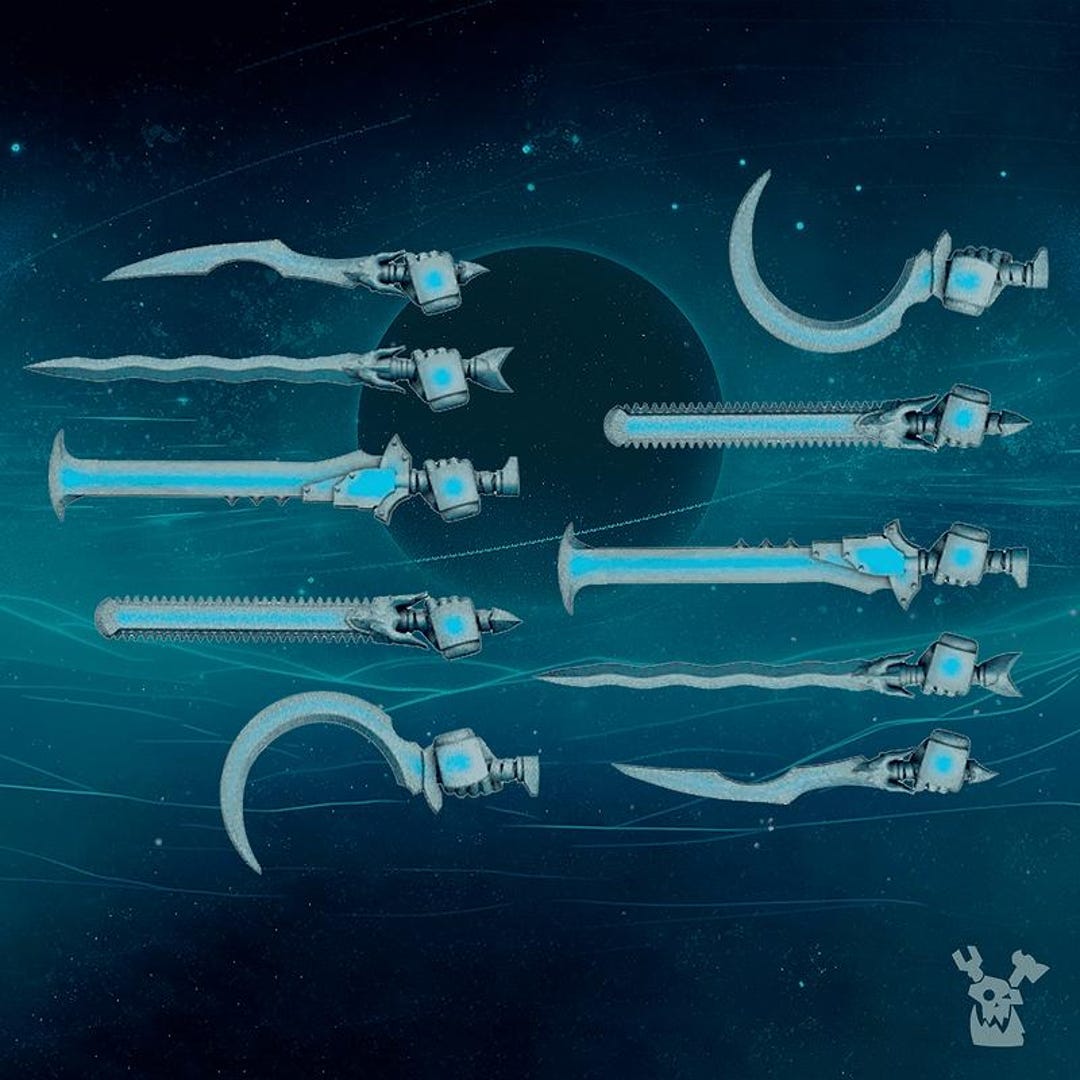 Scylla Melee Weapons Set X10 1 Dakkadakka Grimdark Compatible - Etsy