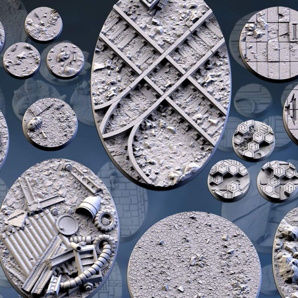 40k Bases 90mm - Etsy