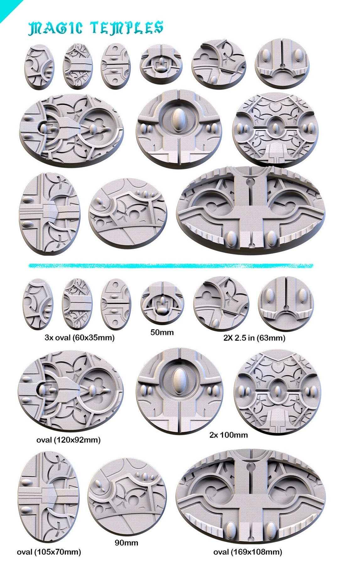 Magic Temples | Thematic Bases Vol 1.0 | Txarli Factory - Etsy