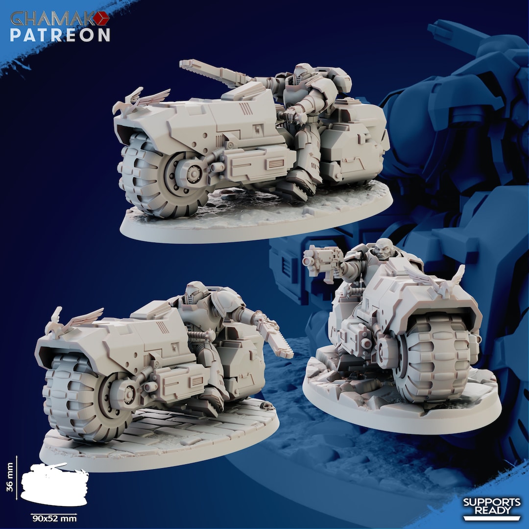 War Bike Squadron | Ghamak | Grimdark Compatible - Etsy