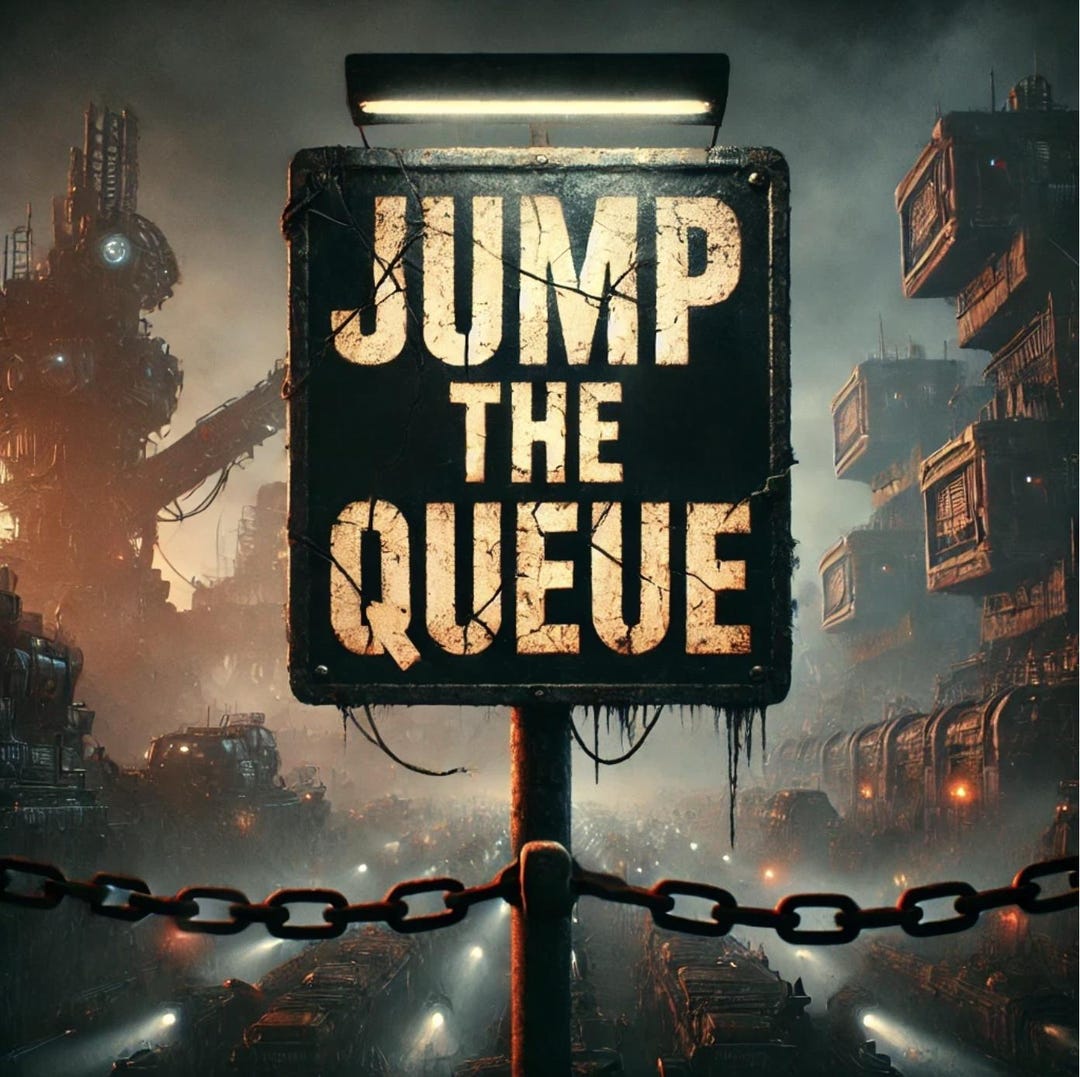 Jump the Queue!! - Nerd3dforge - Etsy