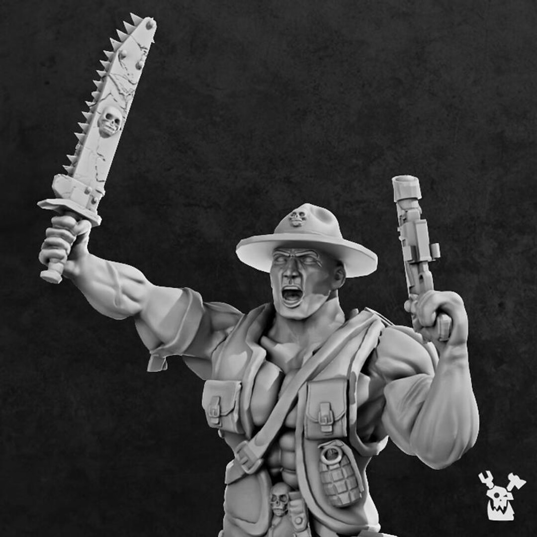 Jungle Fighters Commander Dakkadakka Grimdark Compatible - Etsy