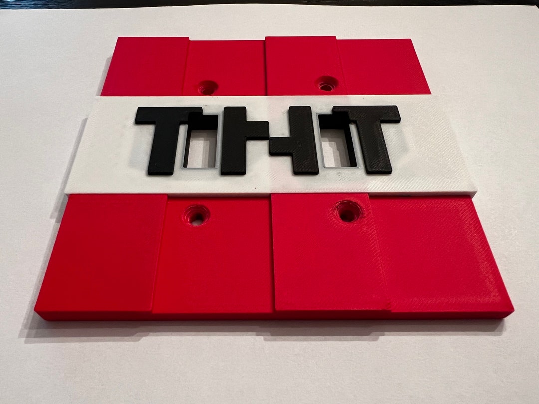 Minecraft Themed - TNT Light Switch Cover - Etsy