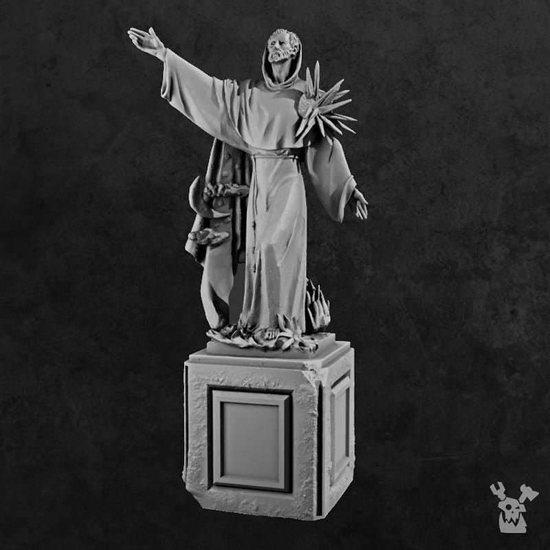 Gothic Statue - Etsy