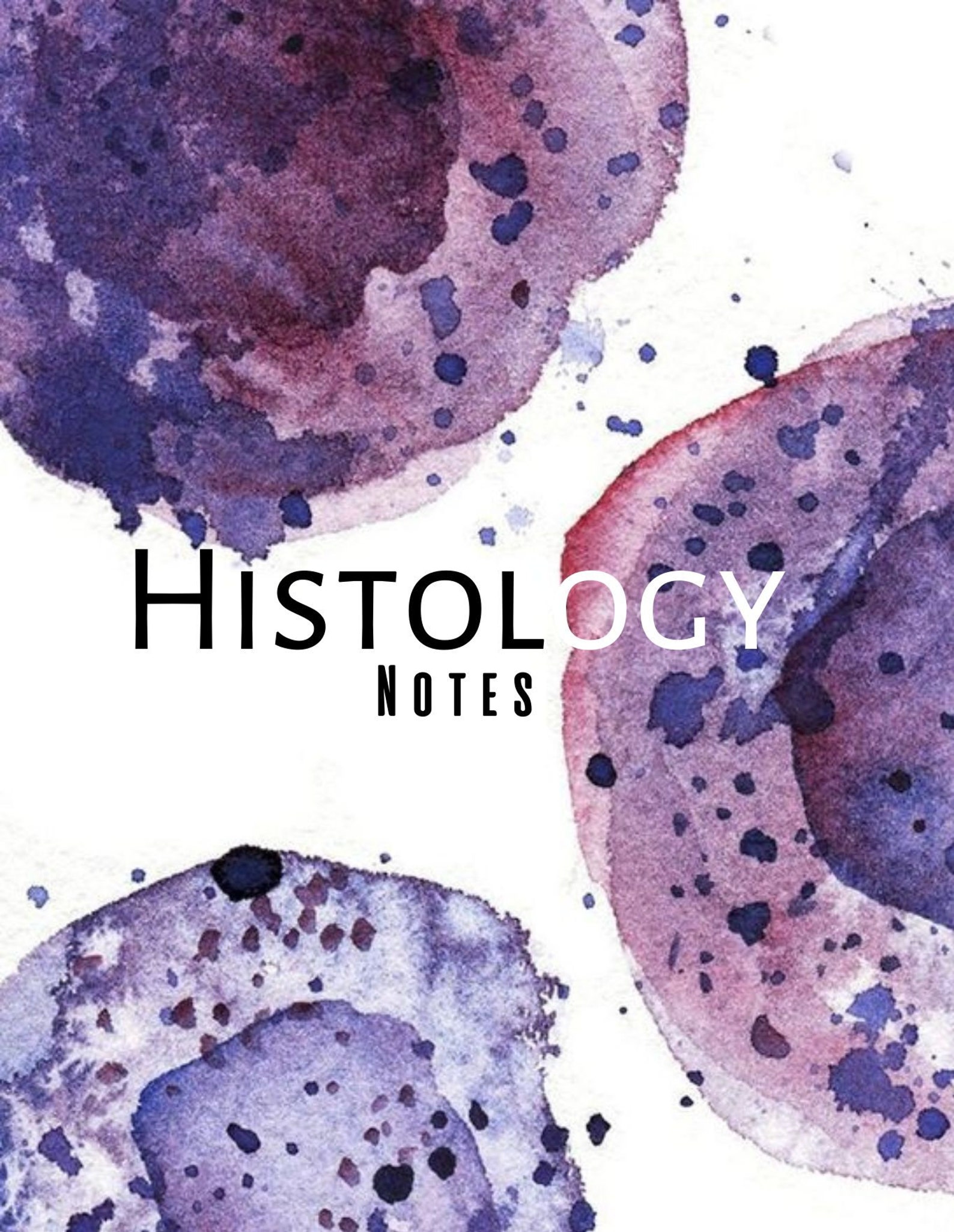 Histology Theme Digital Notebook Printable Notebook Medical - Etsy