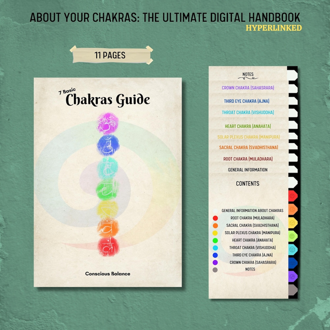 About Your Chakras: the Ultimate Digital Handbook, Hyperlinked ...
