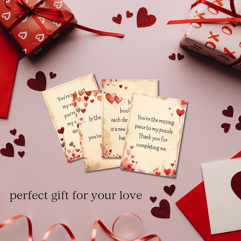 Sweet Serenade Digital Card Pack, Love You Cards, PDF/PNG, Vday, Happy ...
