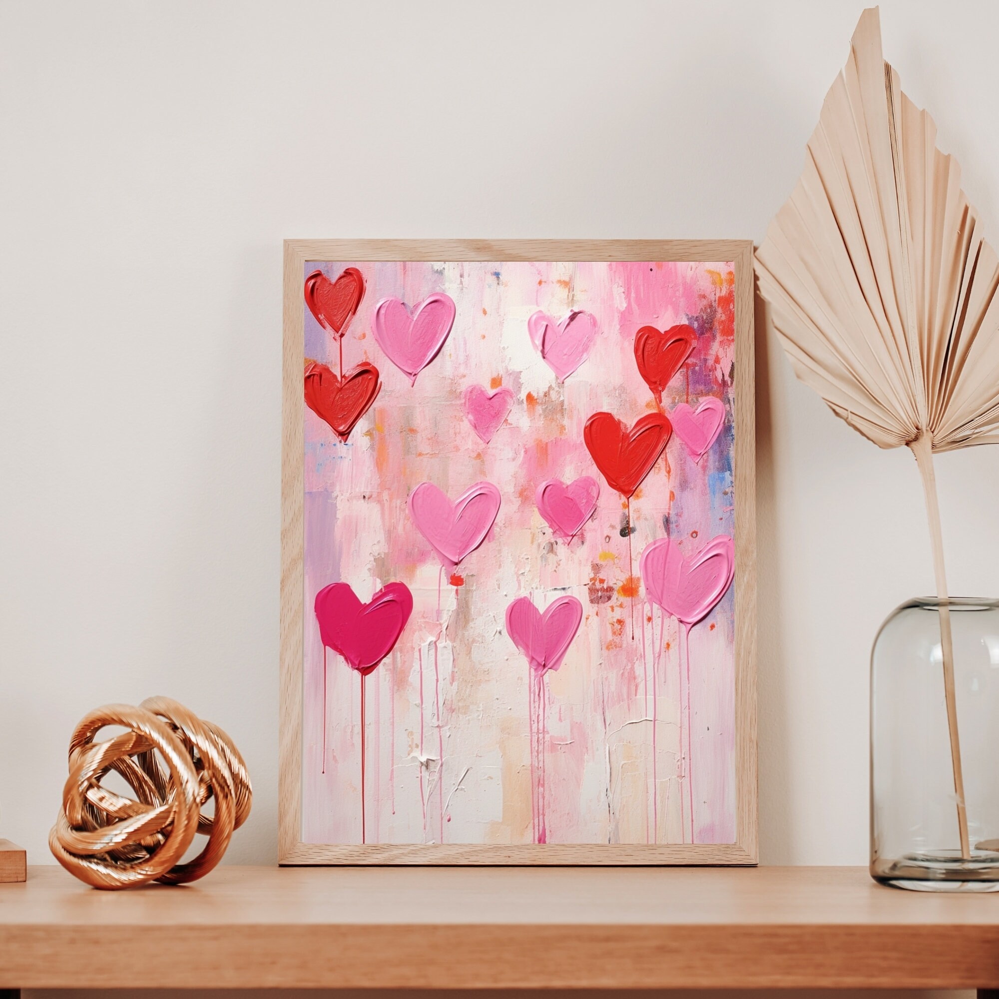 Pinky Romance Digital Paper Pack, Valentines Day Junk Journal Papers ...