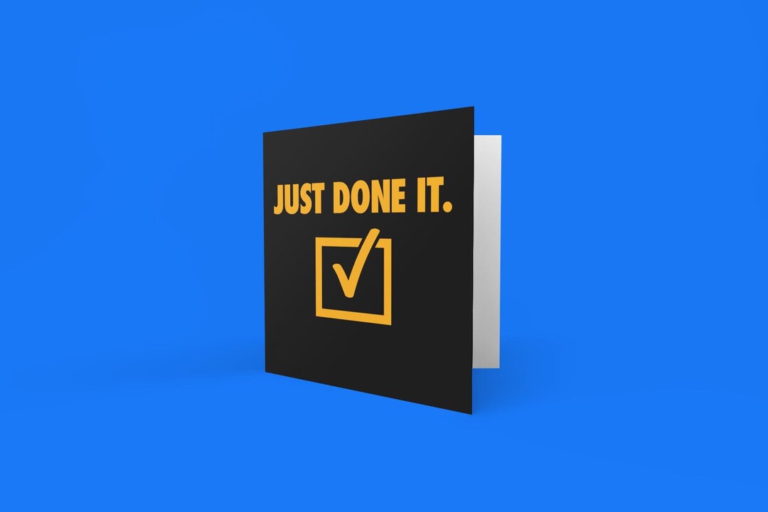 Celebrate With Our "just Done It" Card – Perfect for School Leavers and ...