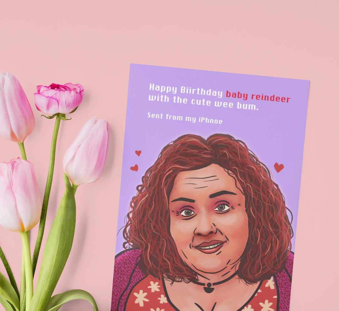 Baby Reindeer Netflix Birthday Card Creepy Spine-tingling Message in ...
