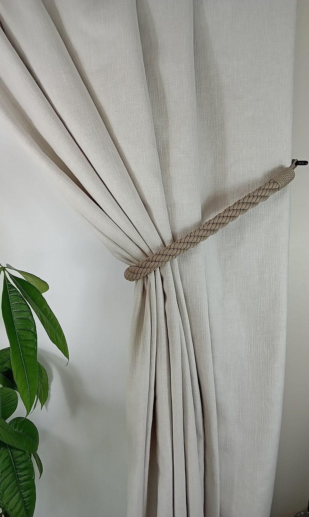 Rope Style Curtain Holdback Tieback for Drapery Voiles Window ...