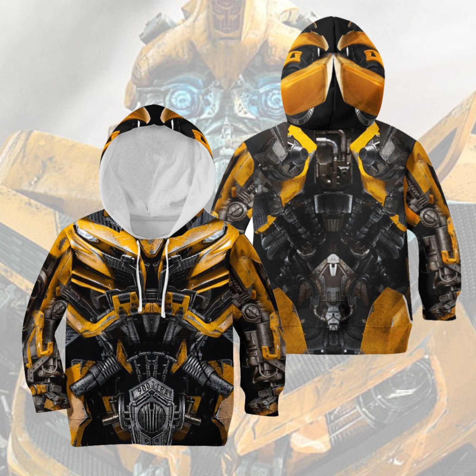 Bumble Bee 3D Costume Hoodie Transformer Halloween Cosplay - Etsy