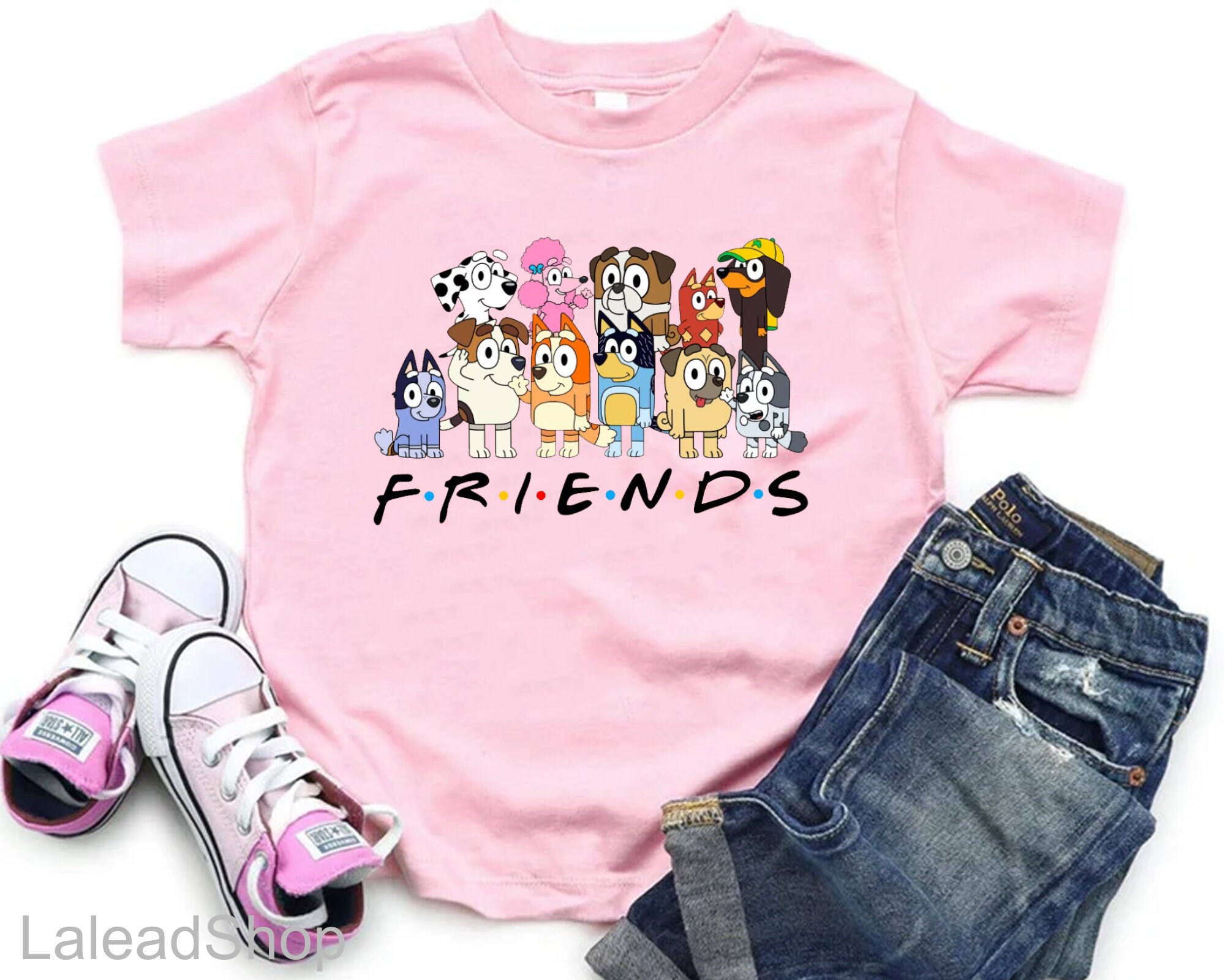 Bluey Friends Shirt Friends Bluey Tee Bluey Family Friends - Etsy