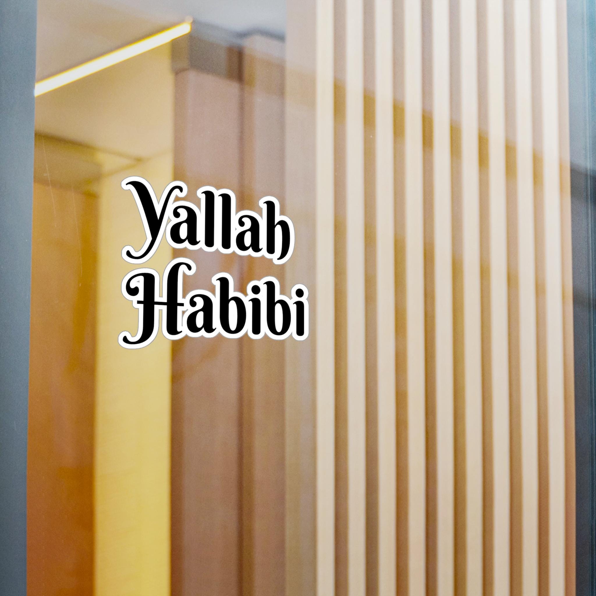 Yallah Habibi Vinyl Decal - Etsy