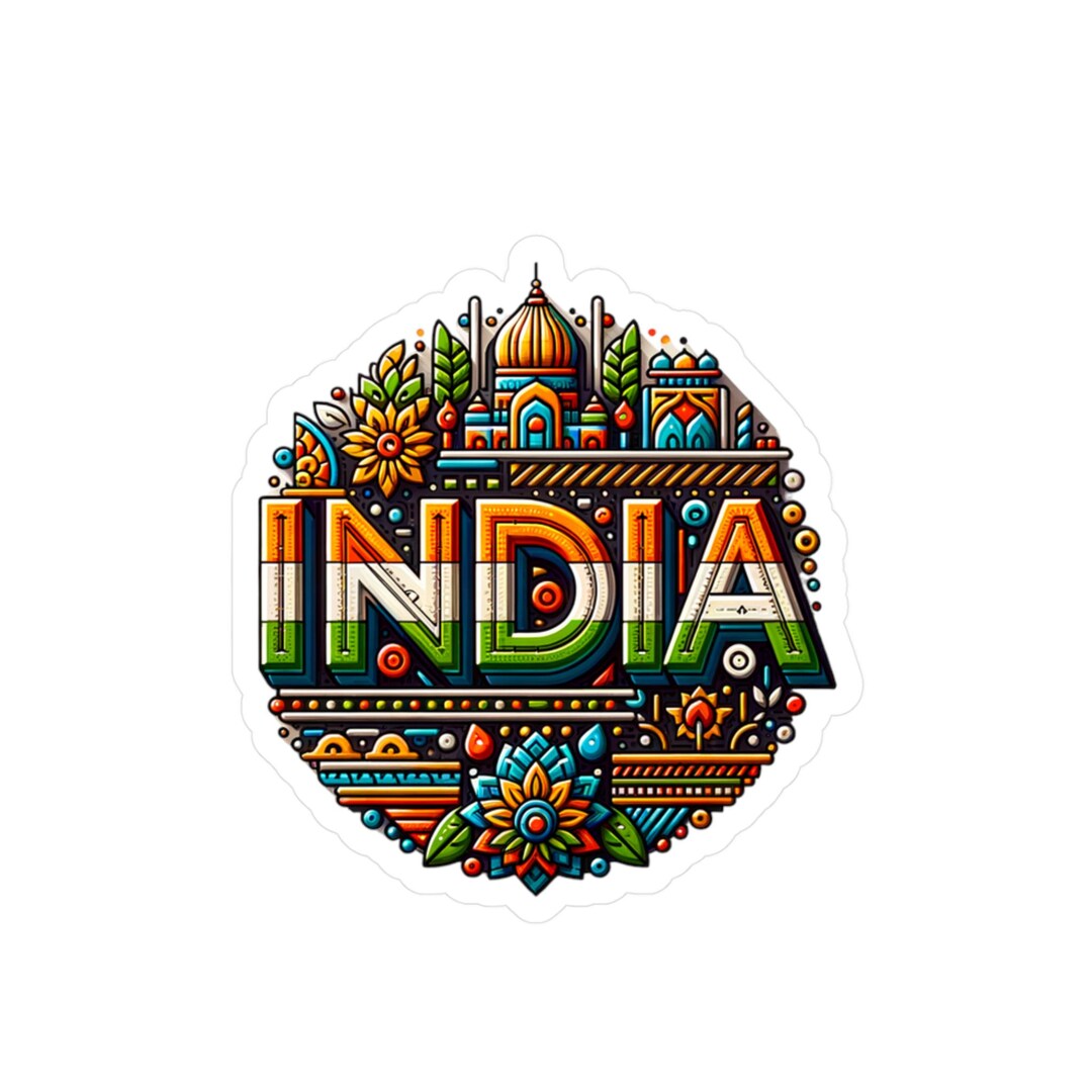 INDIA Vinyl Decal - Etsy