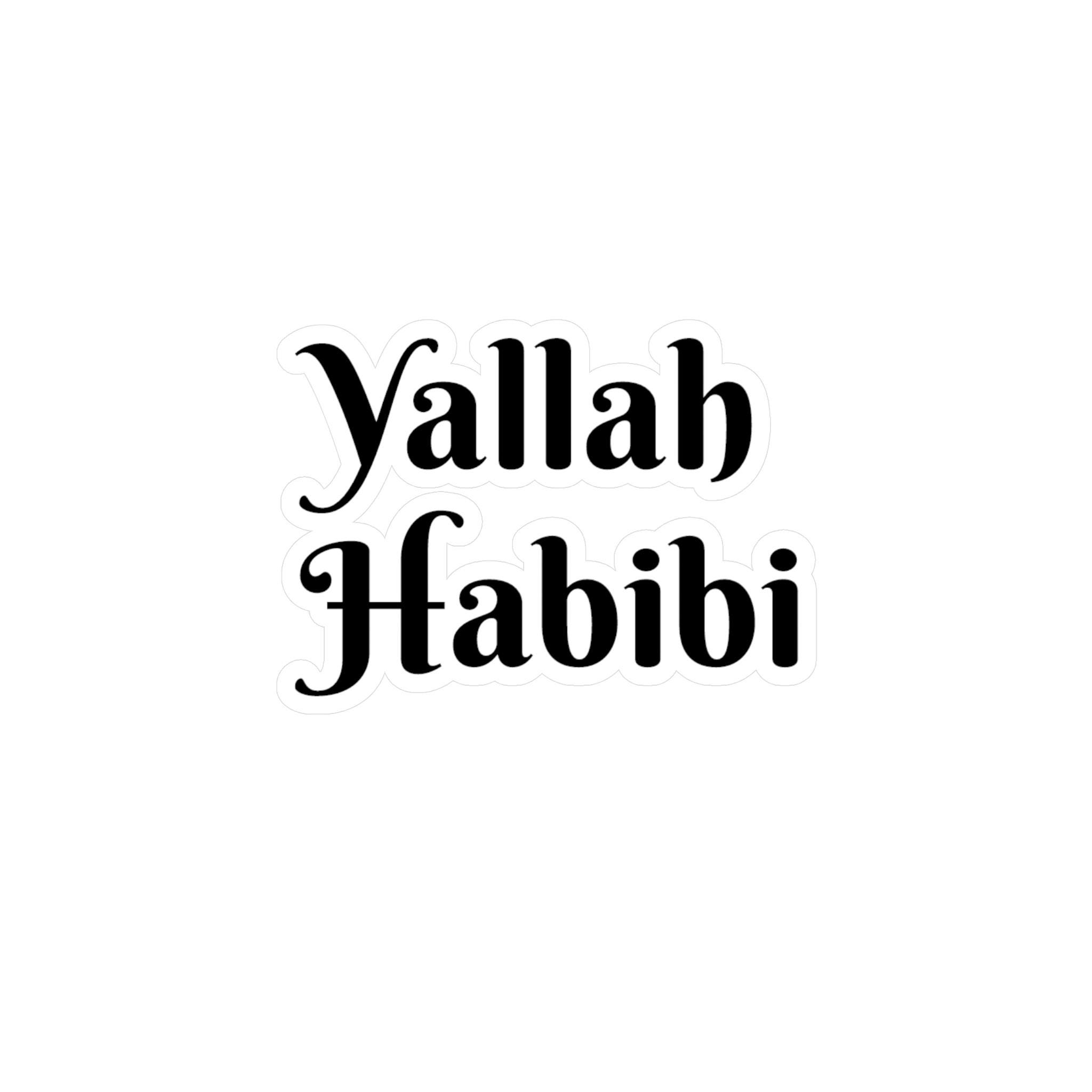 Yallah Habibi Vinyl Decal - Etsy
