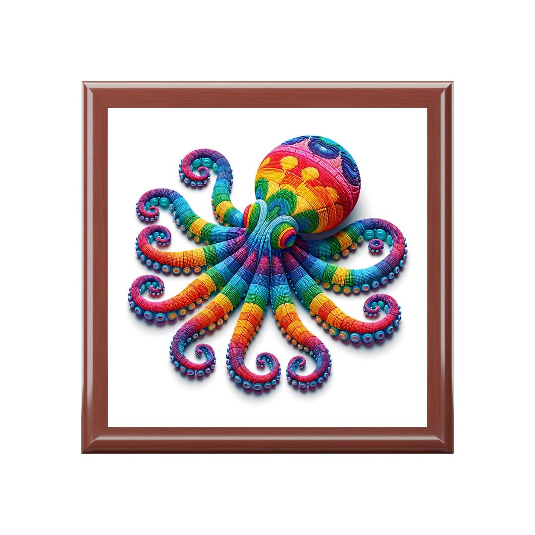The Beaded Octopi Jewelry Box - Etsy