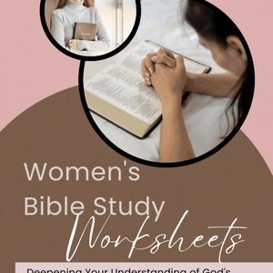 Women's Bible Study Worksheets Printable Bible Study Daily Devotional ...