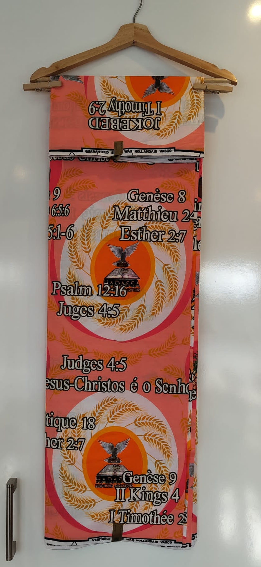 Customized Scripture Fabric Bible Verse Fabric Cotton Scripture Fabric ...