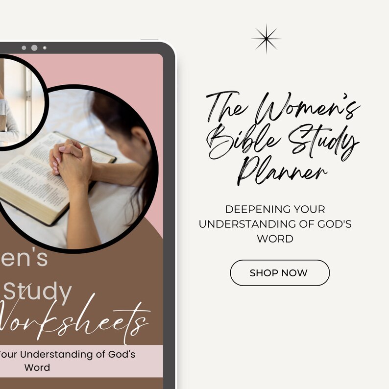 Women's Bible Study Worksheets Printable Bible Study Daily Devotional ...