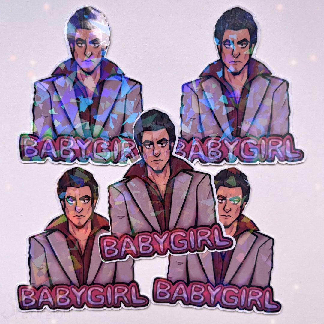 Kiryu Kazuma Yakuza Inspired Holographic Vinyl Sticker - Etsy