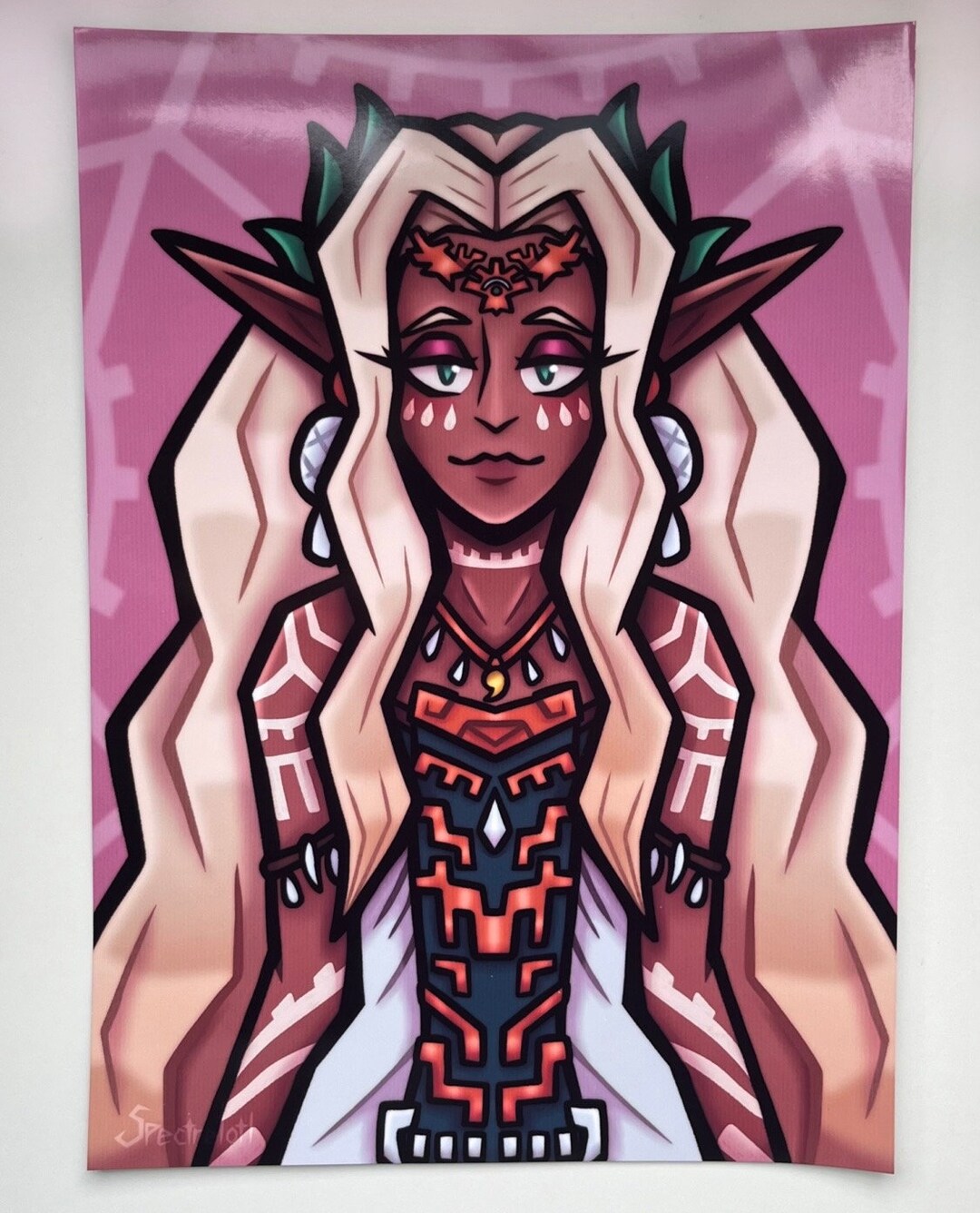 Totk Inspired A4 Queen Sonia Art Print Etsy
