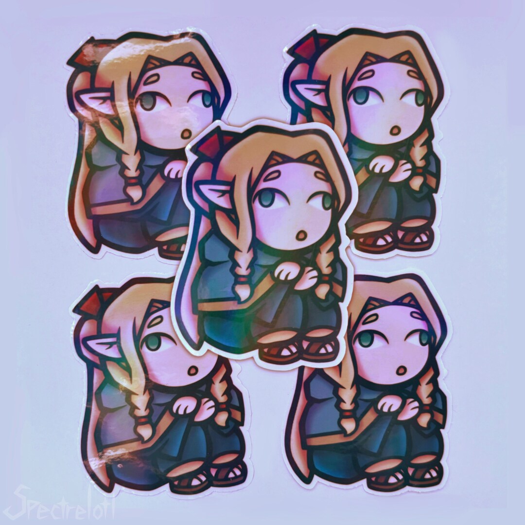 Delicious in Dungeon Meshi Inspired Marcille Holographic Vinyl Sticker ...
