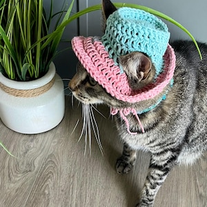 Crochet Pattern Summer Cat Bucket Hat Easy Beginner Crochet Cat Hat ...