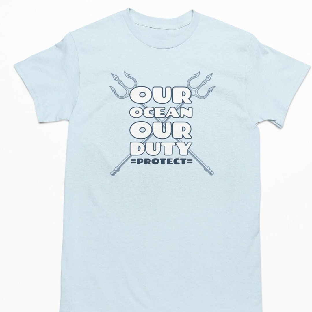Poseidon Ocean Protector T-shirt, Demigod Half-blood T-shirt, Greek ...