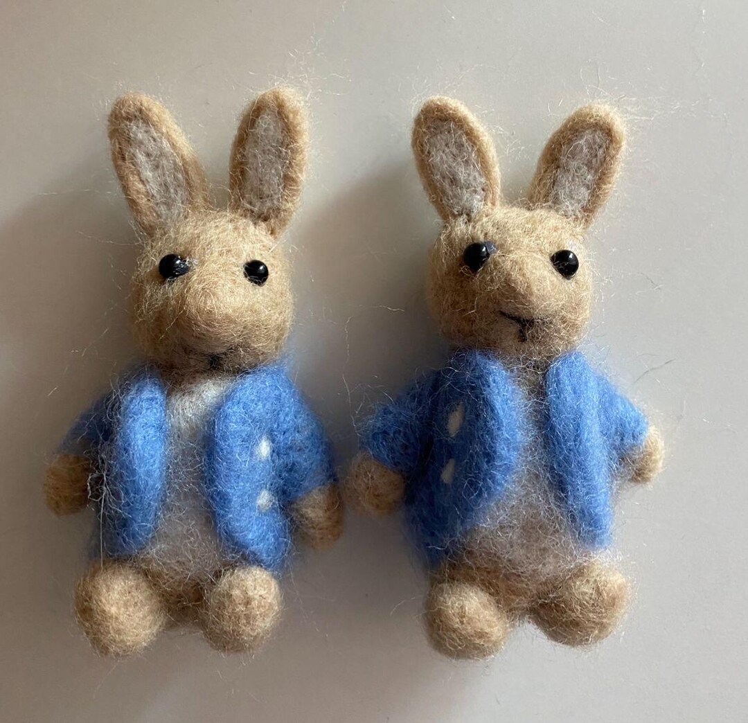 Peter Rabbit Needle Felted Bunnies Felted Toys Felted Animals ...