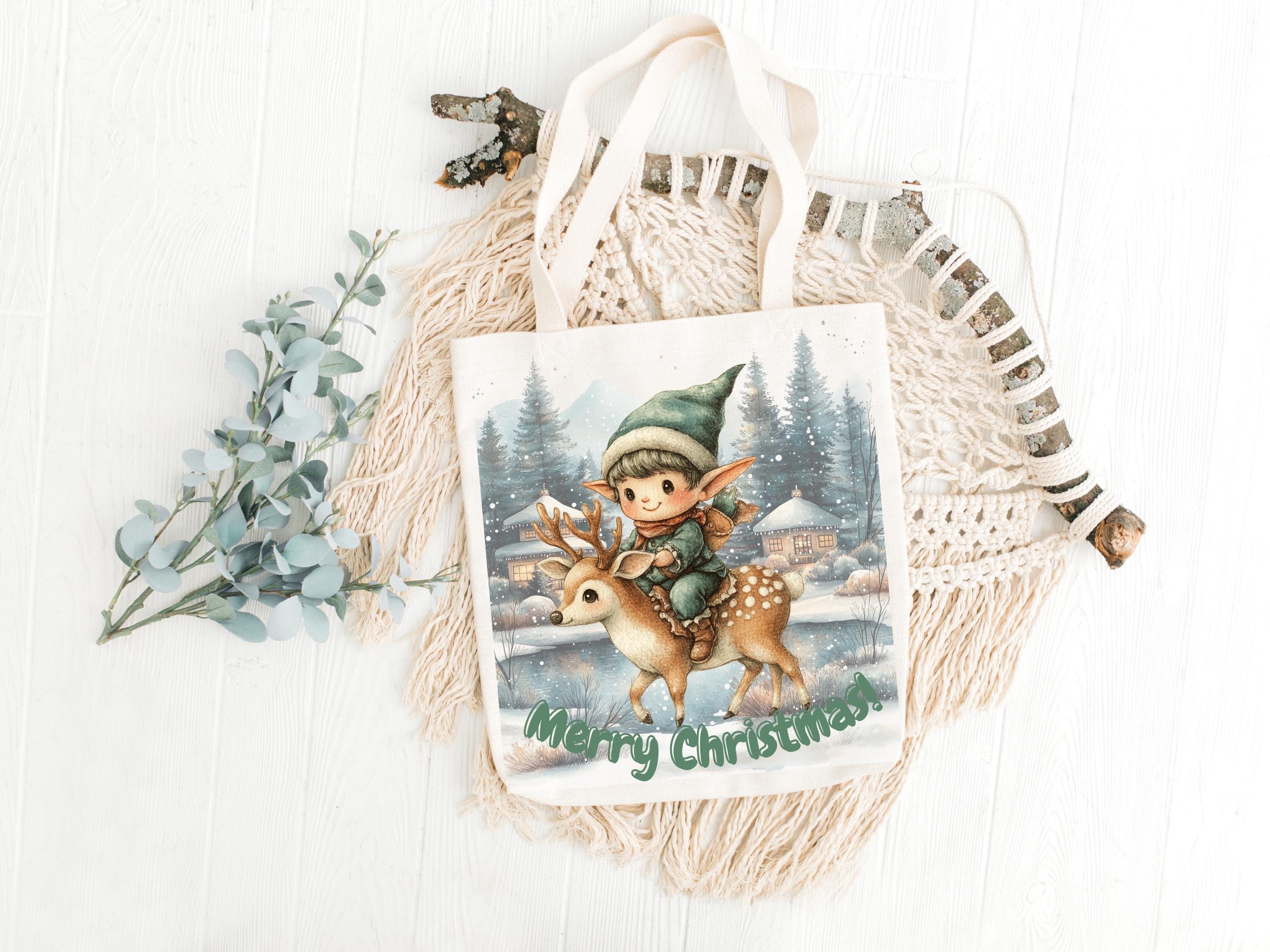 Cute Christmas Elves Watercolor Clipart, PNG, Cute Elf, Christmas Clip ...