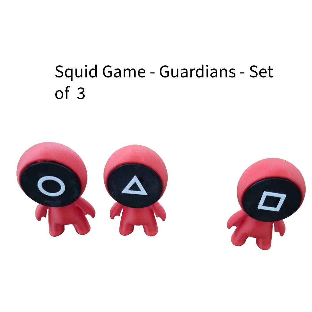 Squid Game Guardian Figure - the Ultimate Collector's Figure! Set of 3 ...