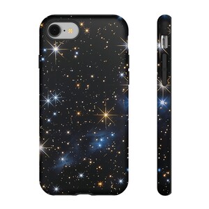 Twinkling Stars Night Sky Phone Case - Wireless Charging Compatible ...