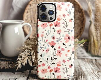 Pastel Roses Oil Painting Phone Case, Pastel Floral Pattern Phone Case ...