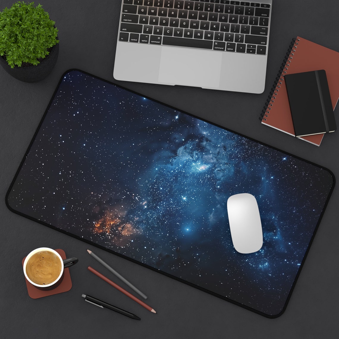 Galaxy Mousepad, Cosmic Starfield Design Mousepad, Gaming Mousepad ...