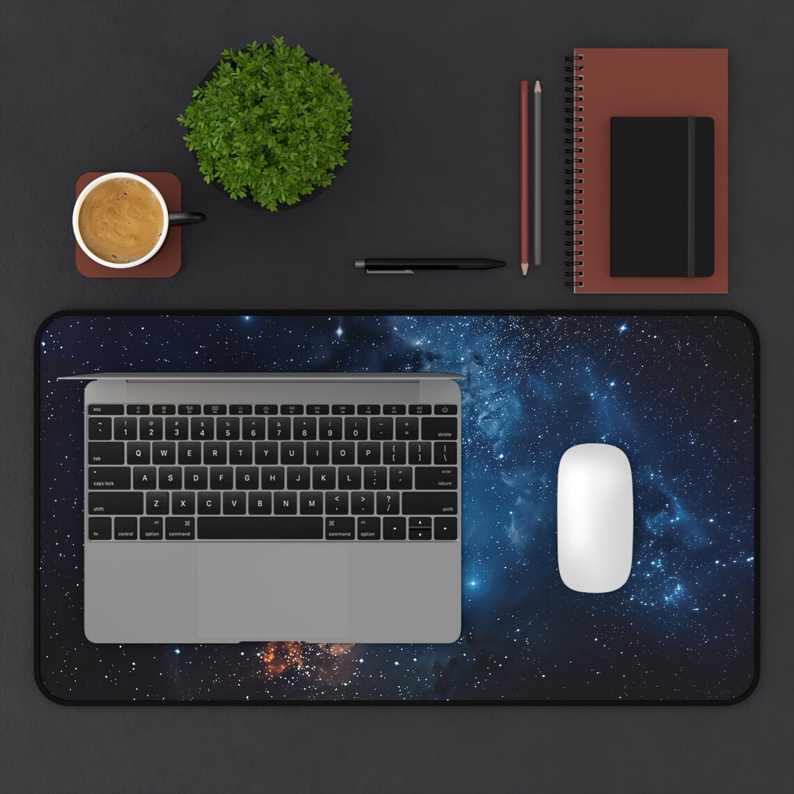 Galaxy Mousepad, Cosmic Starfield Design Mousepad, Gaming Mousepad ...
