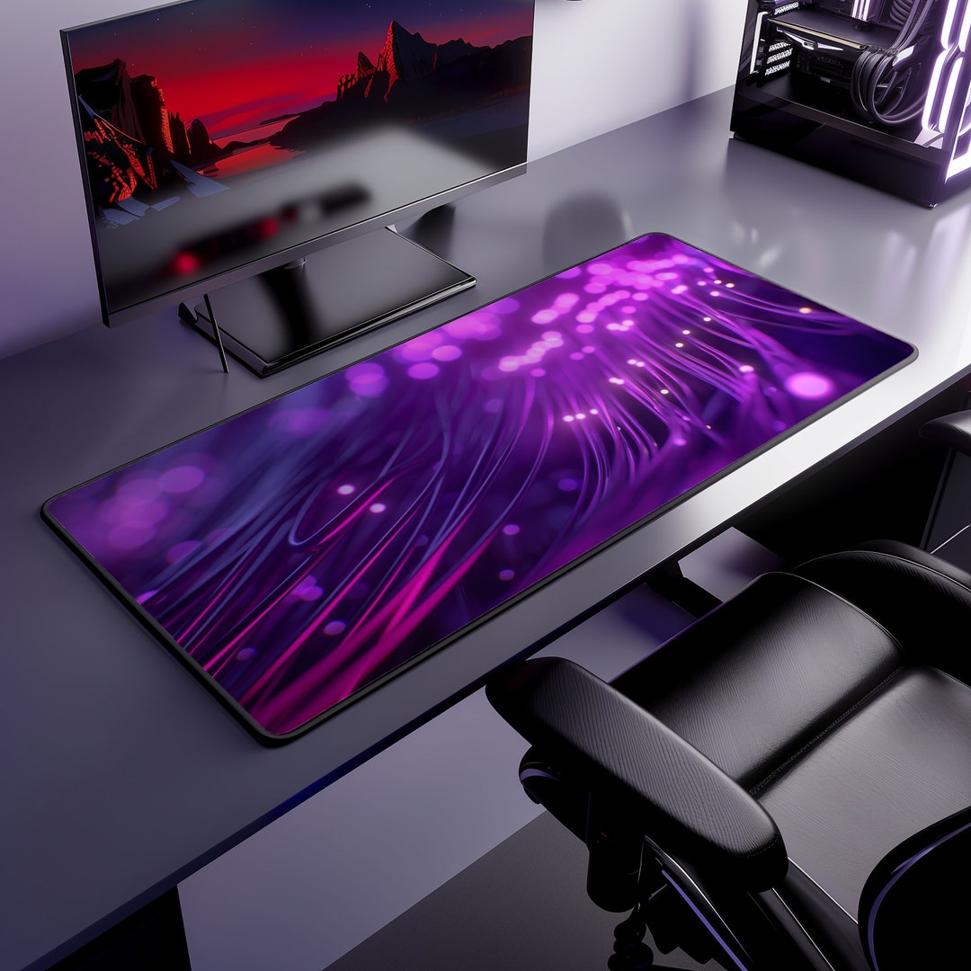 Fiber Optic Mousepad, Gaming Mousepad, Large Mousepad, Round Mousepad ...