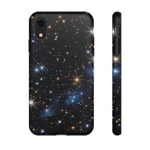 Twinkling Stars Night Sky Phone Case - Wireless Charging Compatible ...