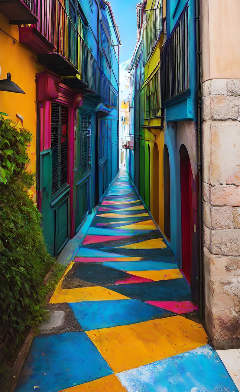 Old and Happy Alley - Etsy