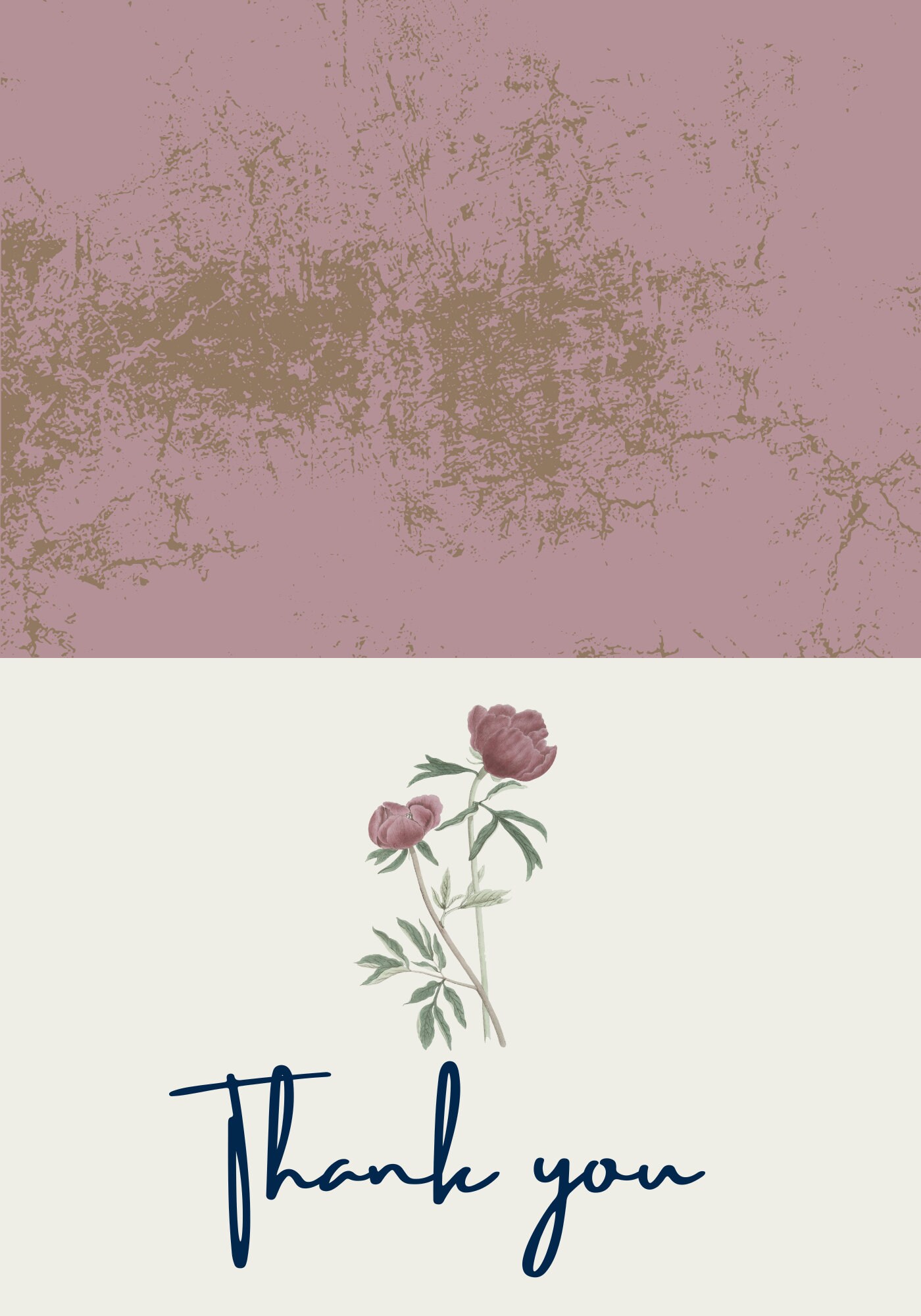 Thank You Card Vintage - Etsy