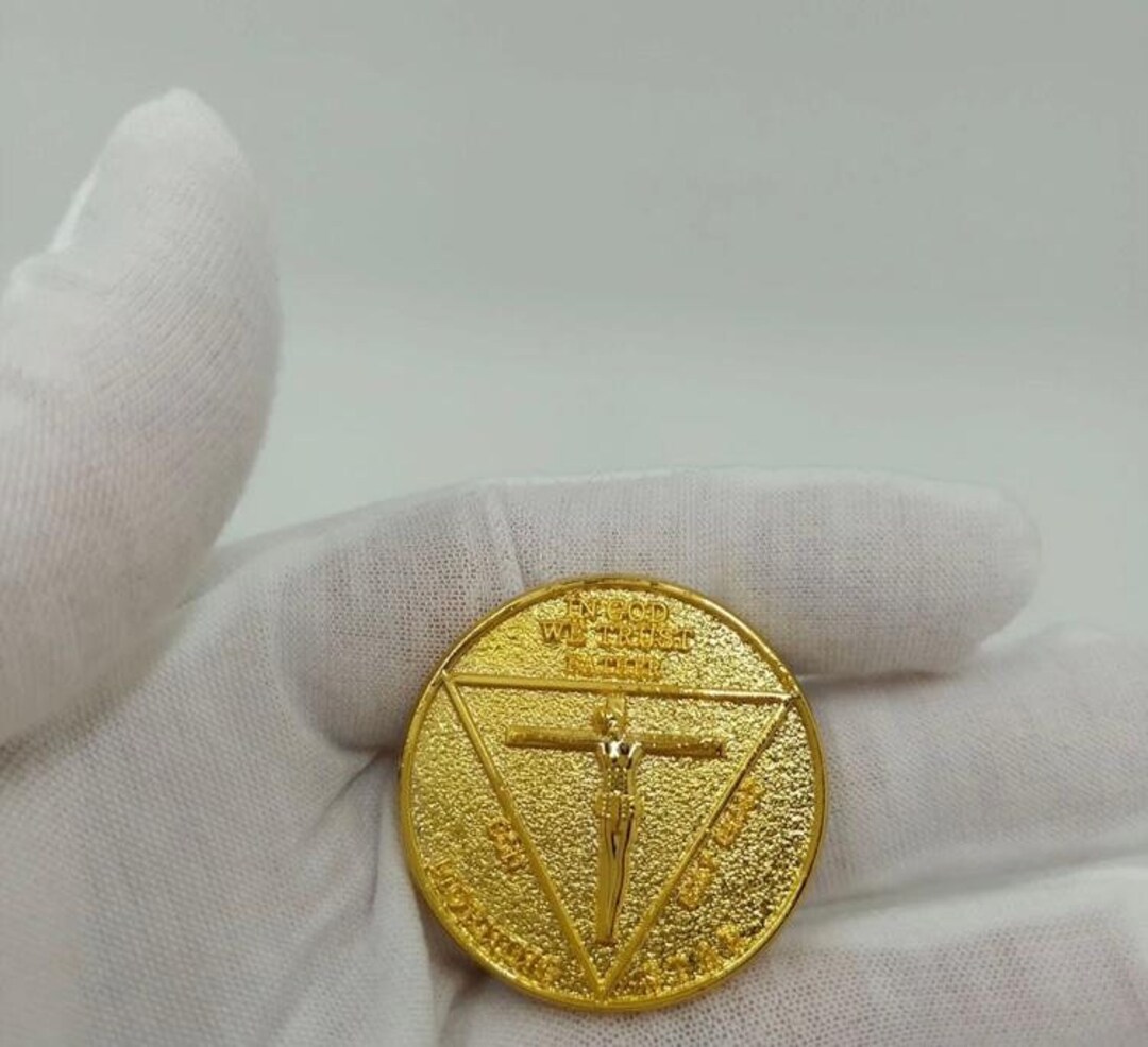 Lucifer Morningstar Show Prop GOLD Coin Halloween Gift High Quality ...