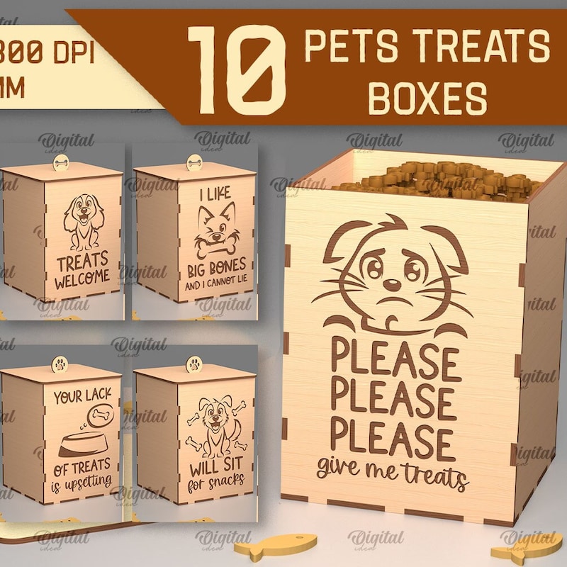 Dog Treat Box for Outdoor - Etsy UK
