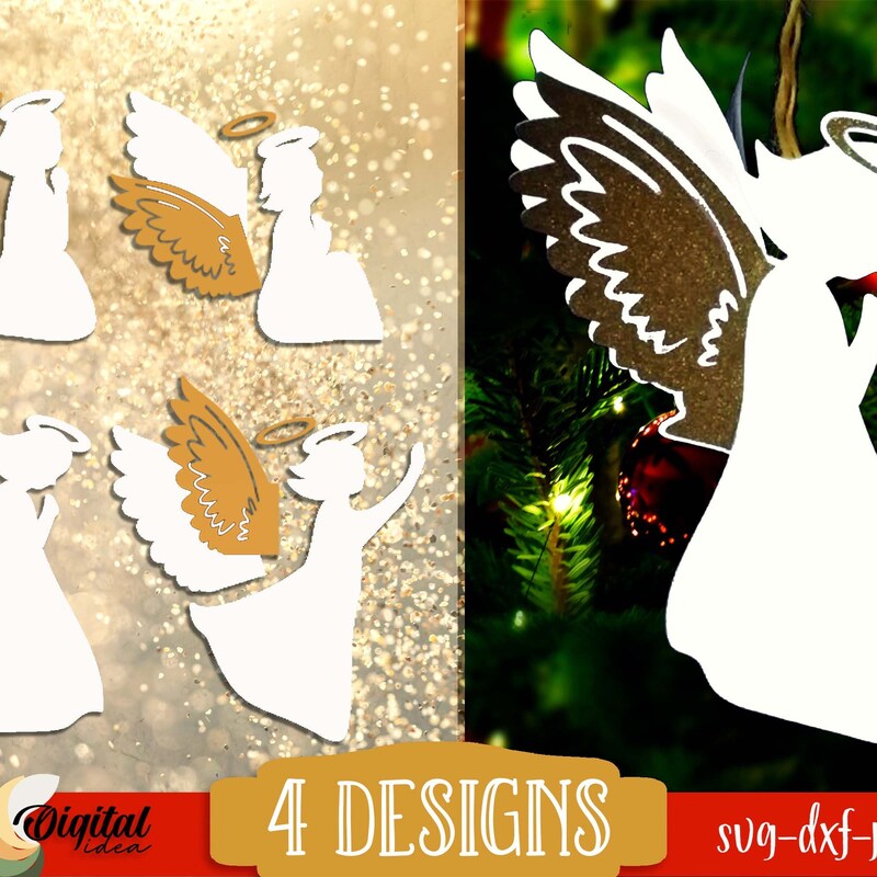 Angel Svg - Etsy