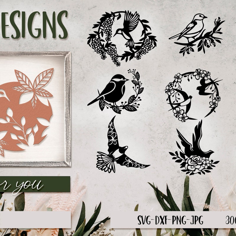 Bird Papercut - Etsy