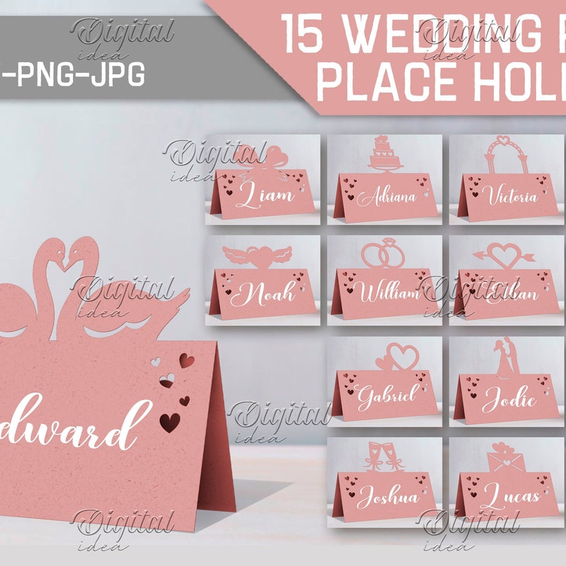 Place Cards Svg - Etsy