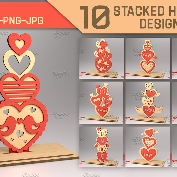 Standing Heart - Etsy