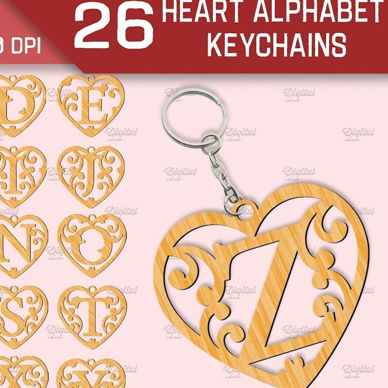 Connecting Hearts Keychain - Etsy
