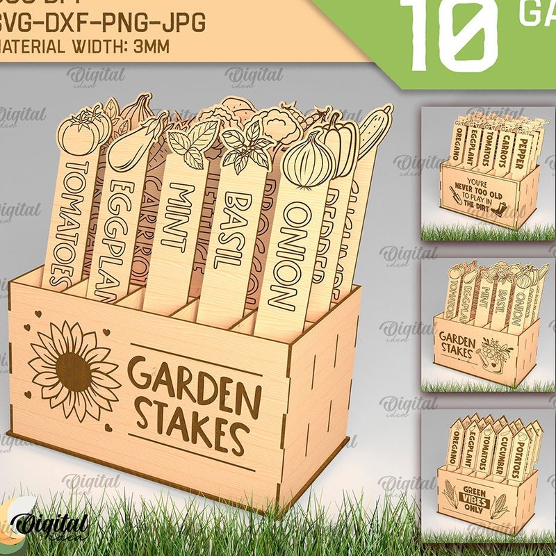 Vegetable Stakes - Etsy